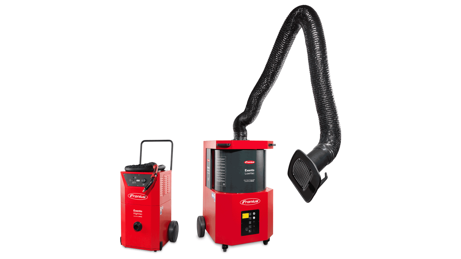 Exento extraction systems HighVac and LowVac