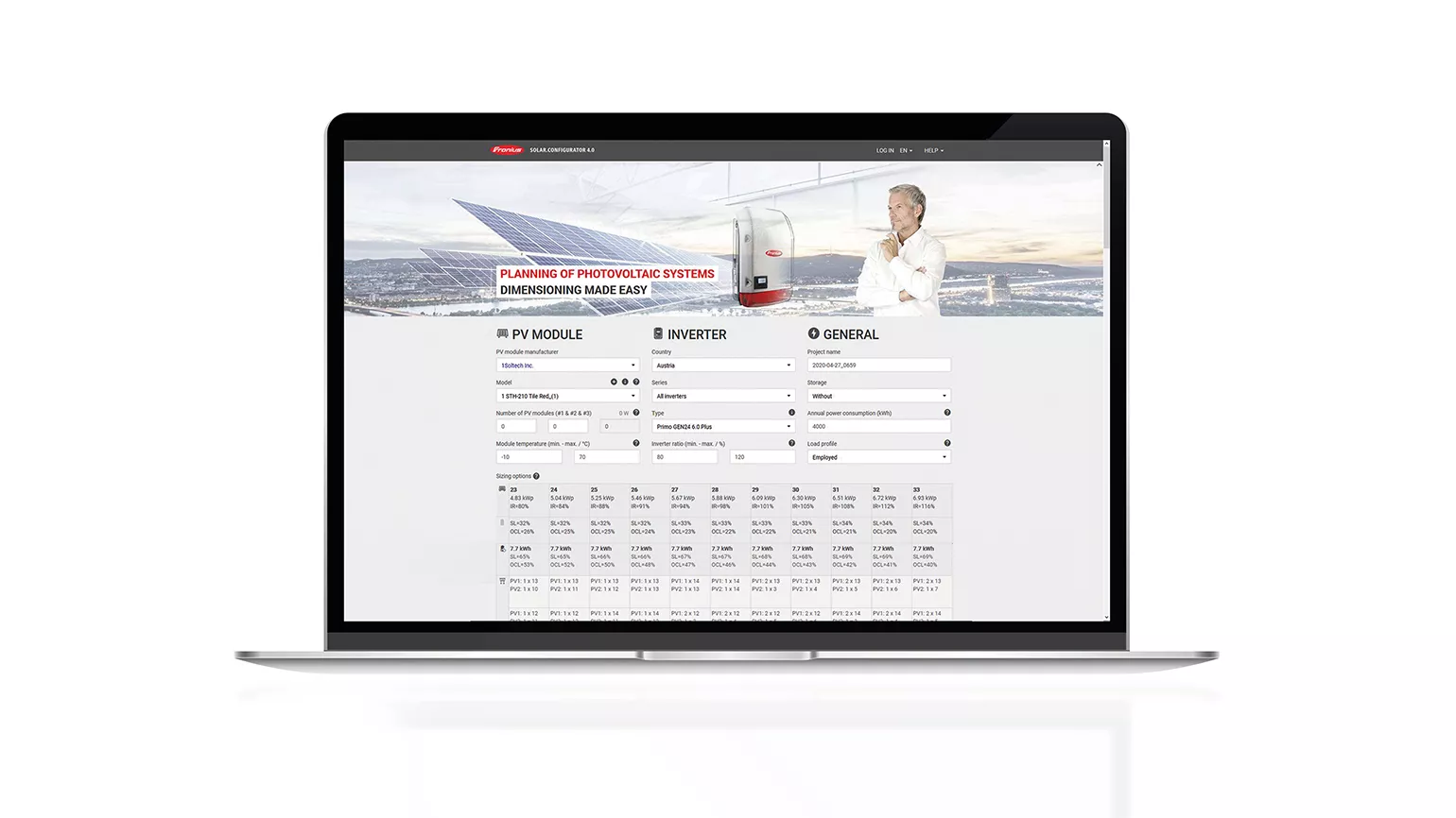 Configure a PV system with ease – Fronius Solar.configurator