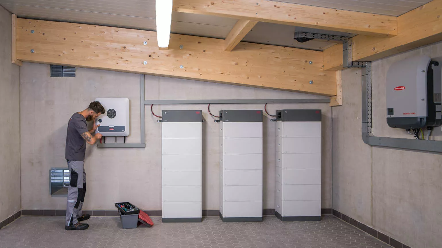 Fronius GEN24 Plus + BYD Battery-Box Premium / Inbetriebnahme LIVE