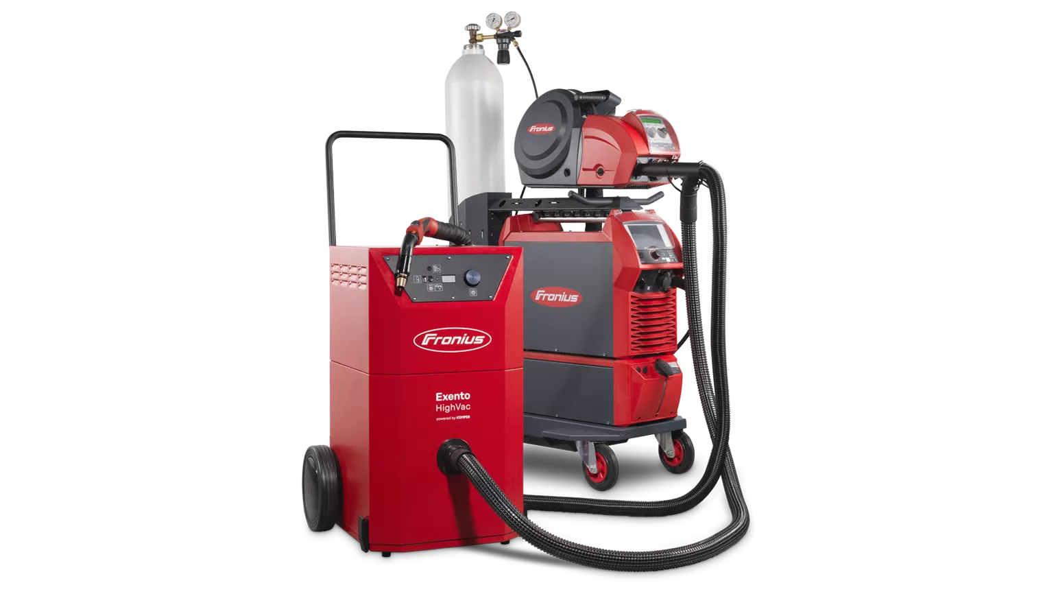 Exento extraction systems HighVac and LowVac