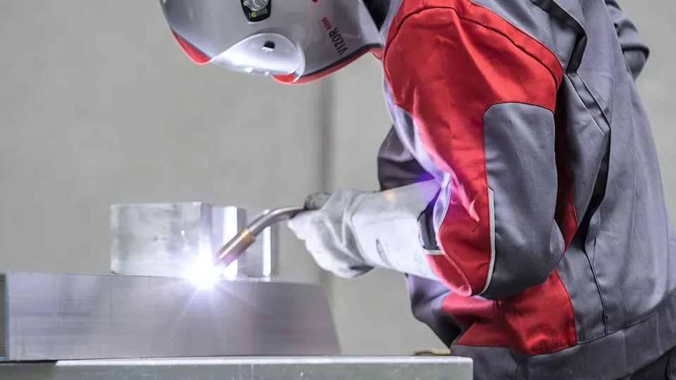 Aluminum welding for stable connections