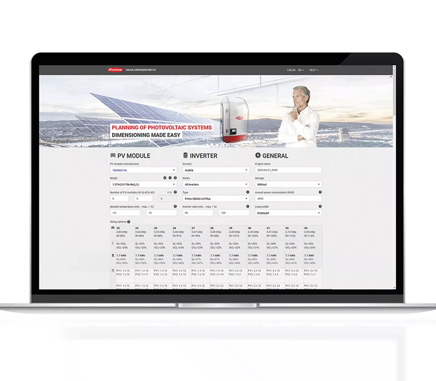 Configure a PV system with ease – Fronius Solar.configurator