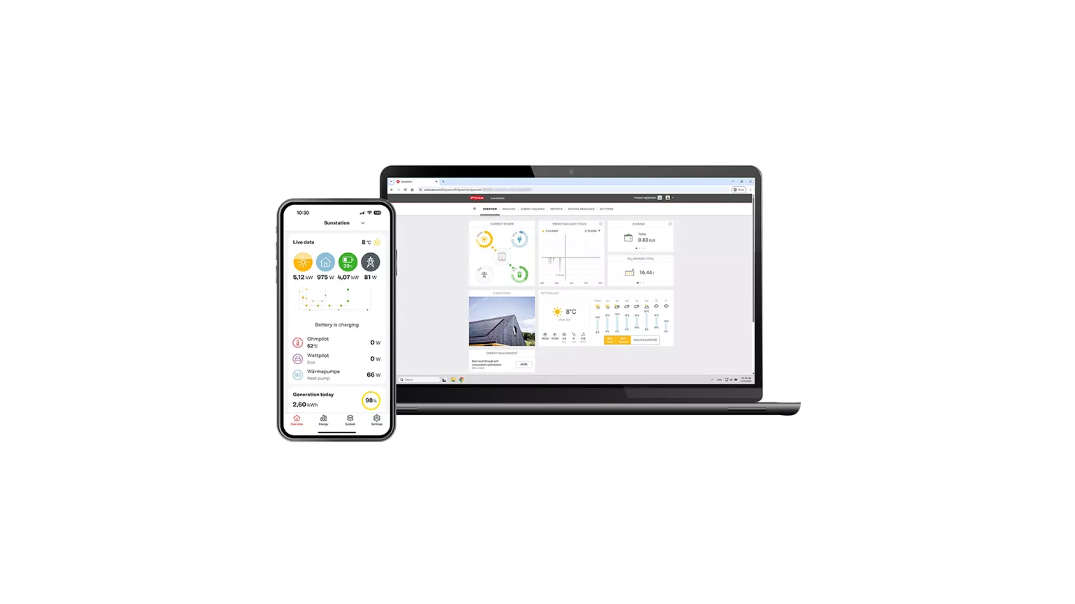 Fronius Solar.web - PV system monitoring for installers